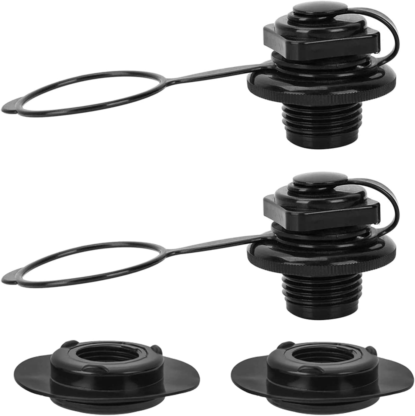 Inflatable Boat Air Valve, (24mm) Plastic Air Valve Hats Screw Valve R ...