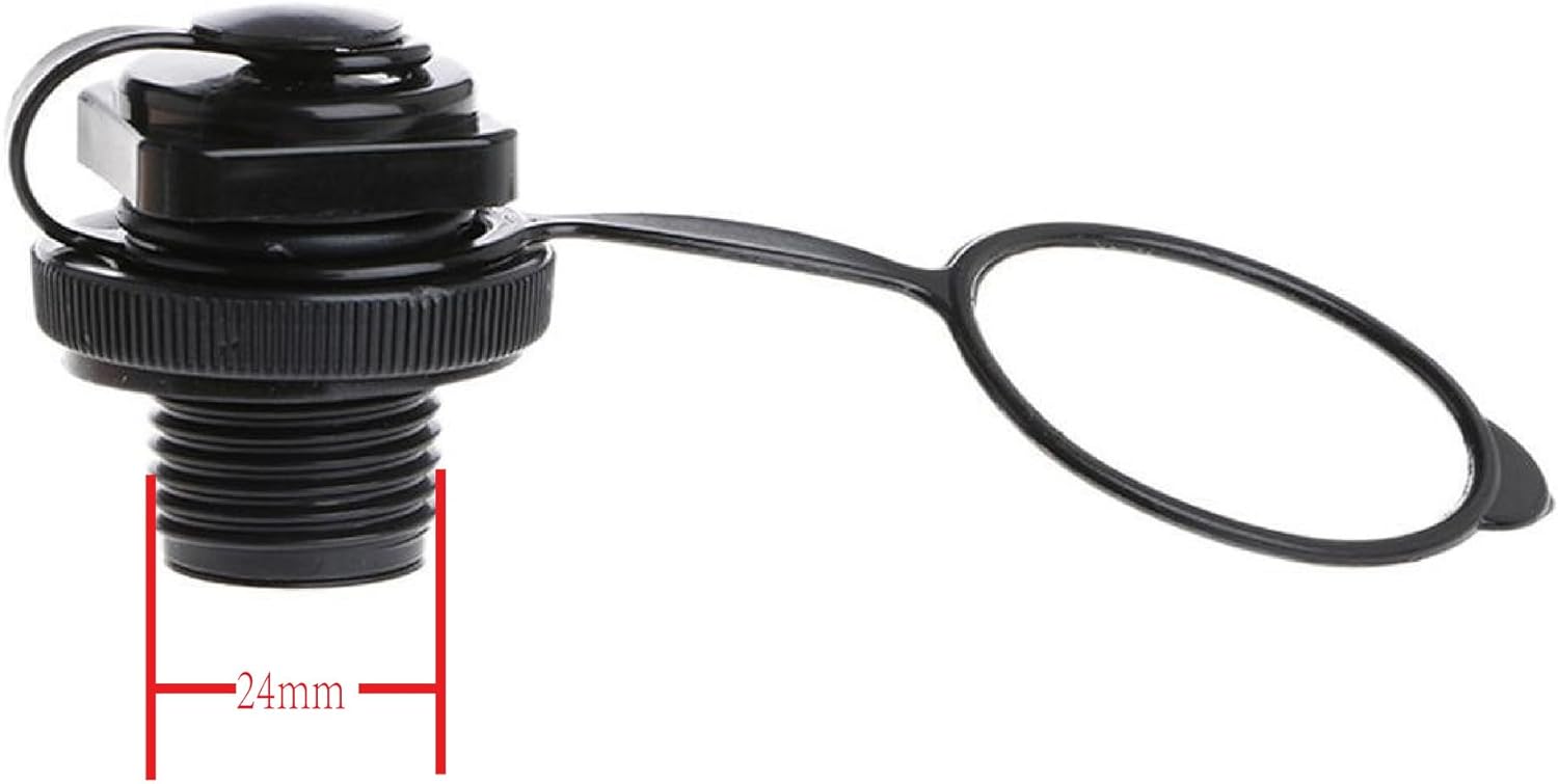 Inflatable Boat Air Valve, (24mm) Plastic Air Valve Hats Screw Valve R ...